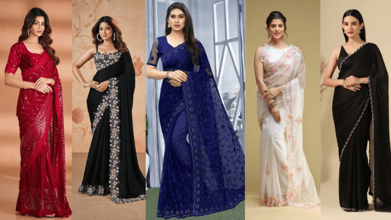 Party Wear Saree: लेटेस्ट फैशन ट्रेंड्स, बेहतरीन डिज़ाइन्स, रंग विकल्प
